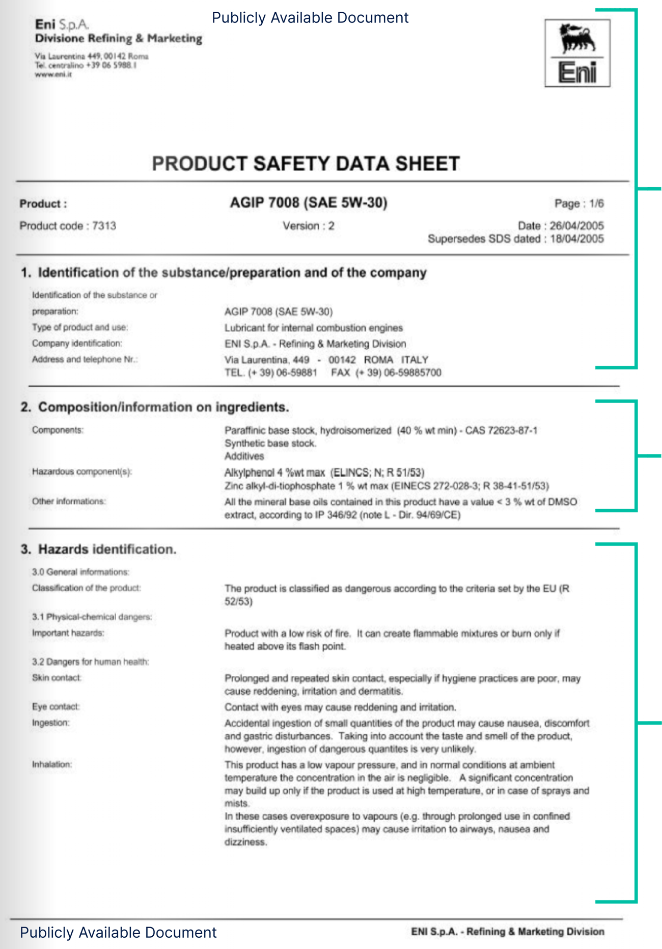 Extract Data From Safety Data Sheets | Acodis